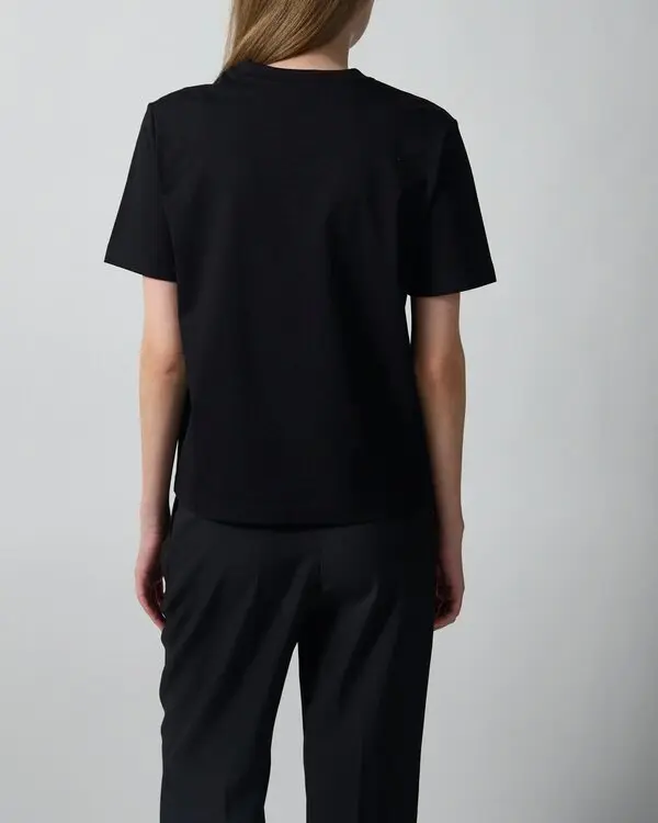 CLOEYS T-shirt With Heart Detail - Black