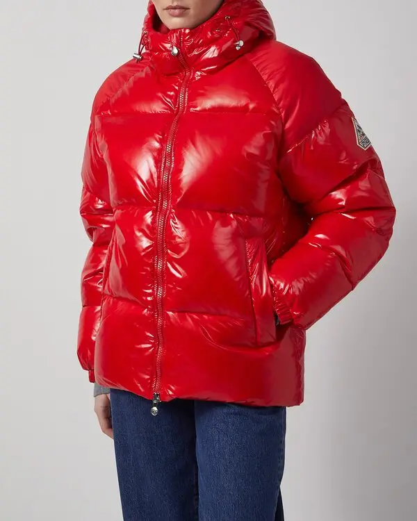 Pyrenex Sten Hooded Down Jacket - Red