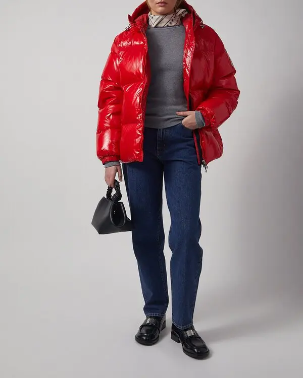 Pyrenex Sten Hooded Down Jacket - Red