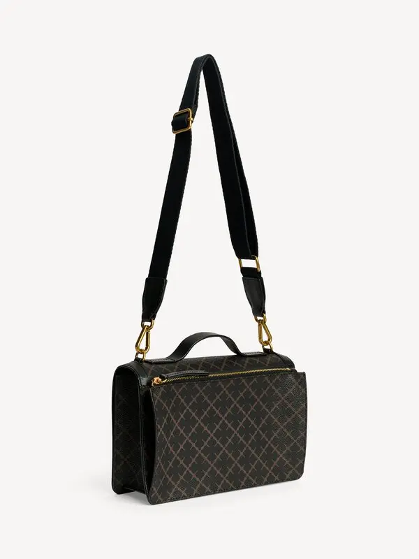 BY MALENE BIRGER Loennas Shoulder Bag - Dark Chokolate