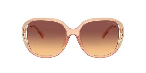 COACH Hc8396u Cr620 Sunglasses - Maroon Canary