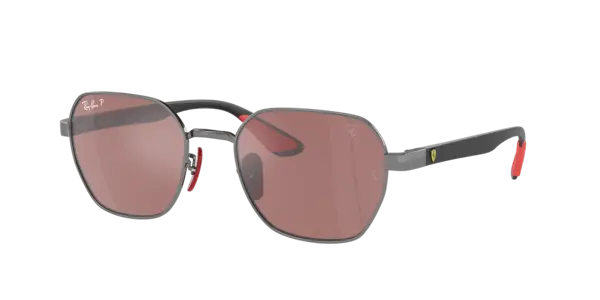 Ray-ban Scuderia Ferrari Collection Sunglasses - Purple & Silver