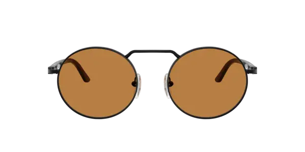 Persol Round Frame Sunglasses - Yellow Brown