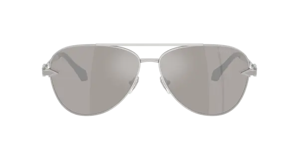 Versace Aviator Sunglasses - Light Grey Mirror Silver 80