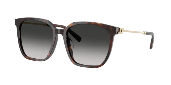 Tiffany & Co. Havana Square Frame Sunglasses - Grey Gradient