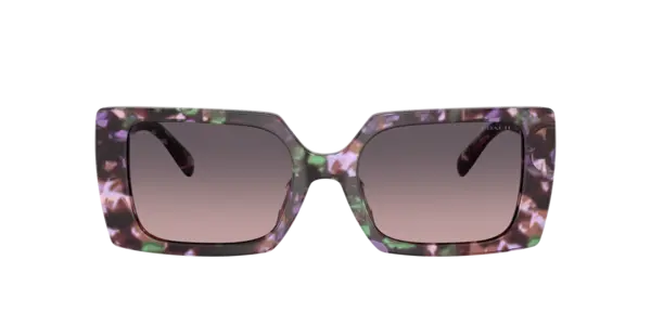 COACH Sunglasses With Tortoiseshell Frame - Smoke Purple Gradient