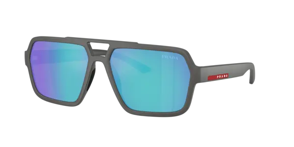 Prada Sunglasses - Light Green Mirror Blue