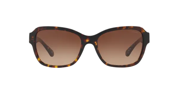 COACH Cat Eye Sunglasses With Tortoiseshell Frame - Brown Gradient