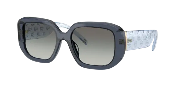 Tory Burch Full Rim Square Frame Sunglasses - Gradient Grey