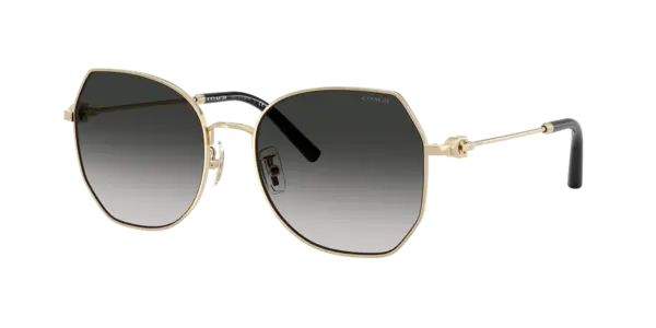 COACH Octagon Frame Sunglasses - Grey Gradient