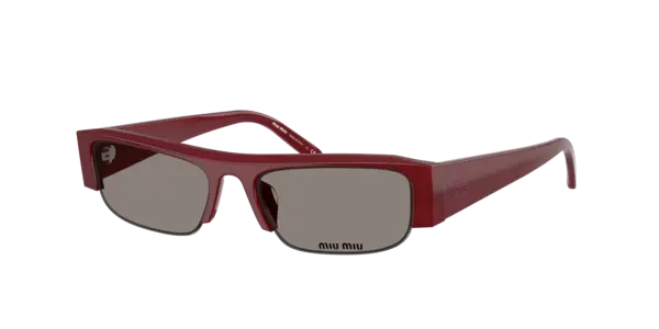 Miu Miu Half Rim Sunglasses - Dark Grey