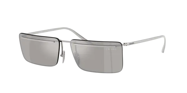 Prada Sunglasses - Light Grey Mirror Silver