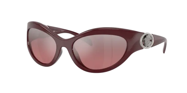 Versace Sunglasses - Pink Mirror Silver Gradient