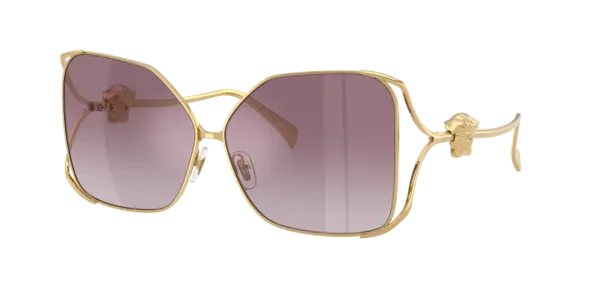 Versace Sunglasses - Gradient Violet Mirror Silver