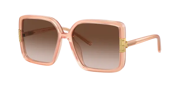 Tory Burch Square Frame Sunglasses - Brown Gradient