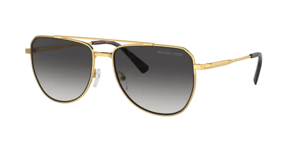 Michael Kors Whistler Aviator Sunglasses - Light Grey Gradient