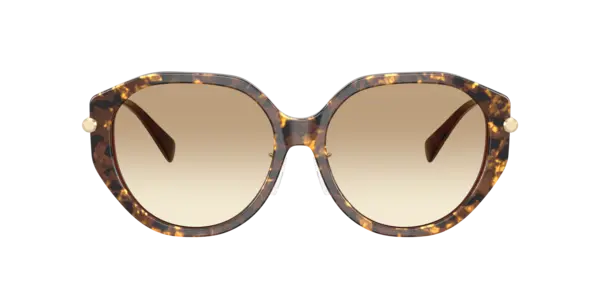 Michael Kors Black Oversized Cat Eye Sunglasses - Brown Gradient