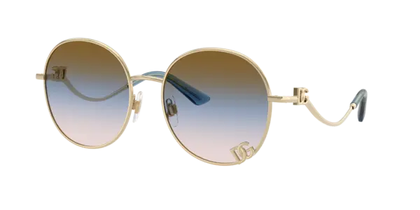 Dolce & Gabbana Round Sunglasses - Pink,blue,brown