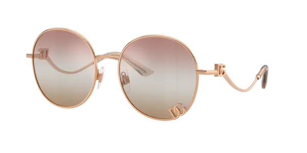 Dolce & Gabbana Round Sunglasses - Pink,brown