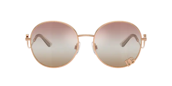 Dolce & Gabbana Round Sunglasses - Pink,brown