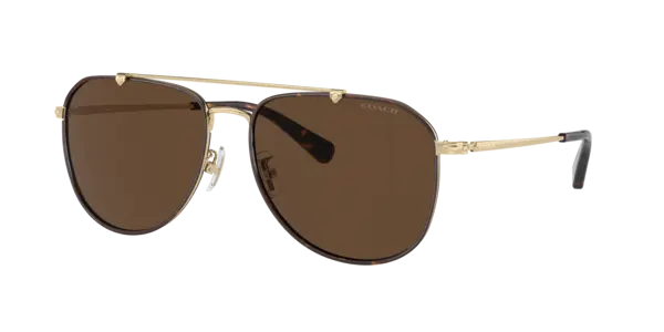 COACH Sunglasses - Dark Brown Solid