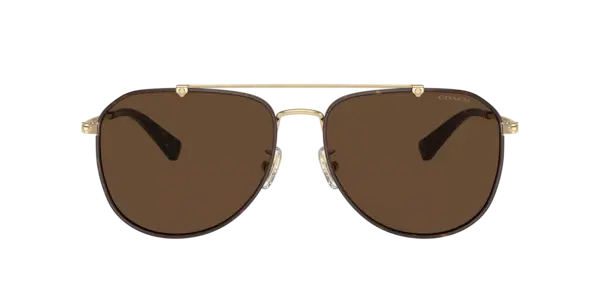 COACH Sunglasses - Dark Brown Solid