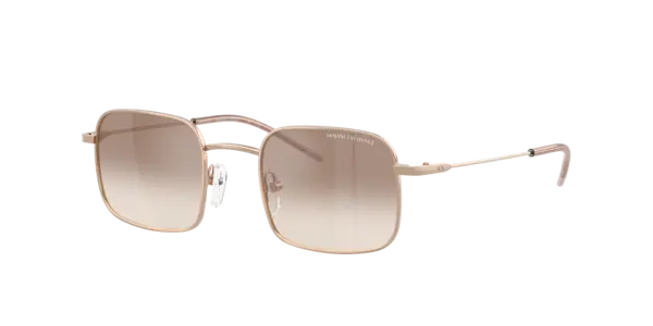 Armani Exchange Sunglasses - Clear Gradient Brown Mirror Silver
