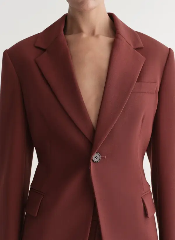A.L.C. Elza Tailored Jacket - Rust