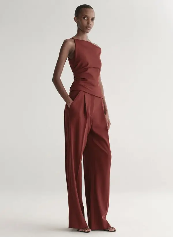 A.L.C. Winston Tailored Pant - Rust