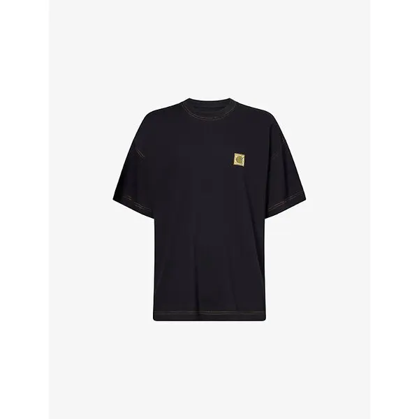 Carhartt Work In Progress X Nicholas Daley Poster Cotton-jersey T-shirt - Nd Black