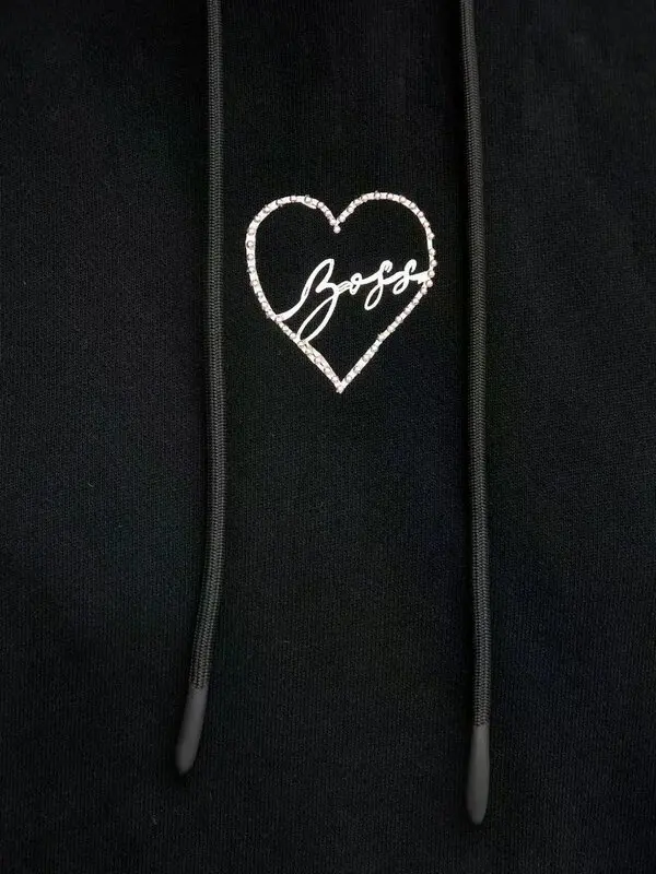 BOSS Heart-graphic Hoodie