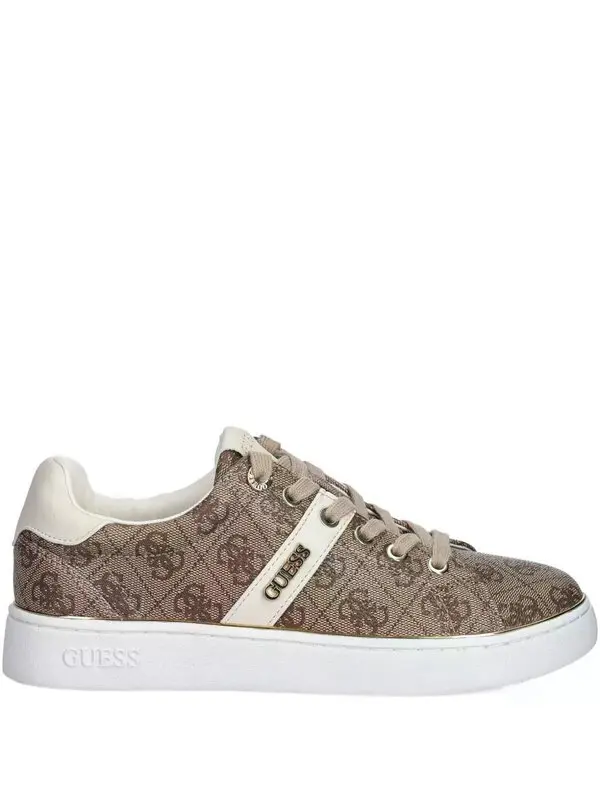 Guess Britz 4g Logo Sneakers - Brown