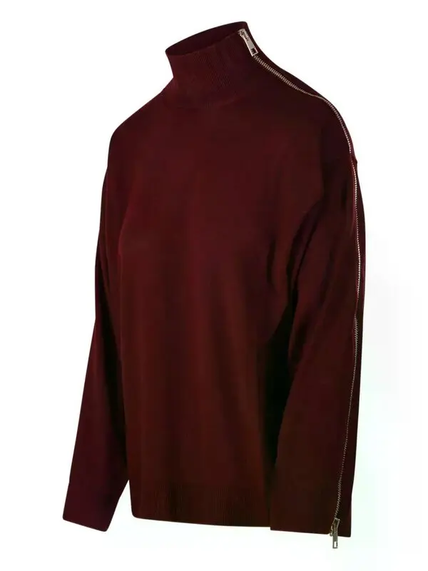 NUDE Side Zip Turtleneck Sweater