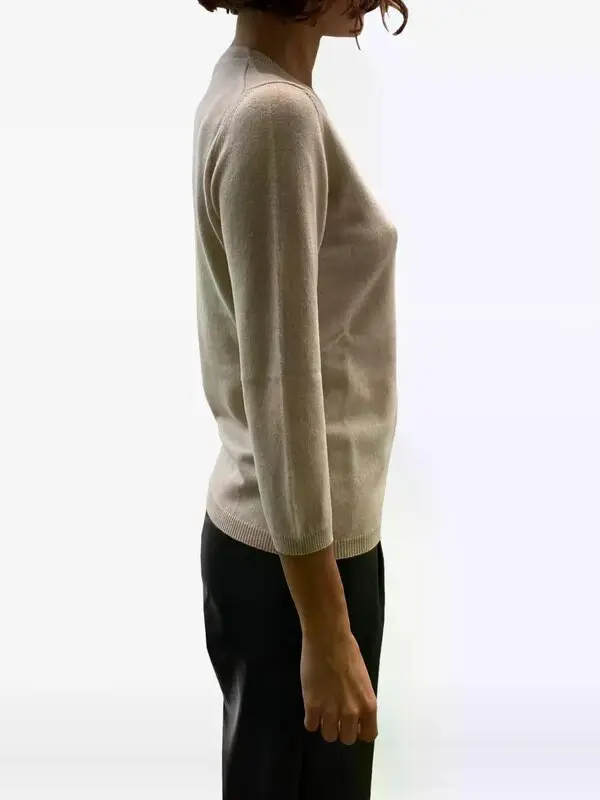 LA ROSE Three Quarter-sleeve Sweater