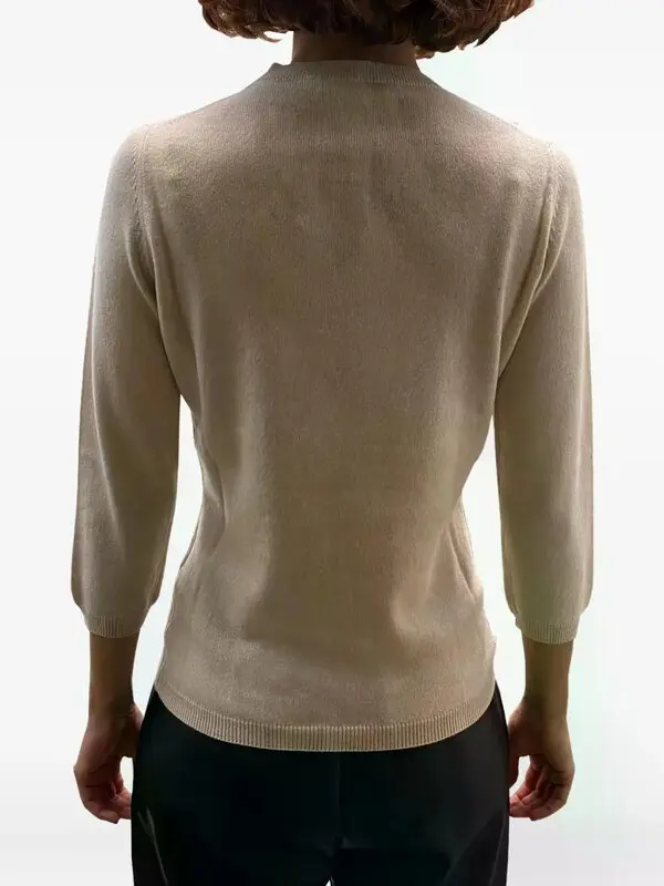 LA ROSE Three Quarter-sleeve Sweater