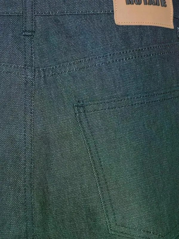 ROTATE BY BIRGER CHRISTENSEN Five-pocket Wide-leg Jeans