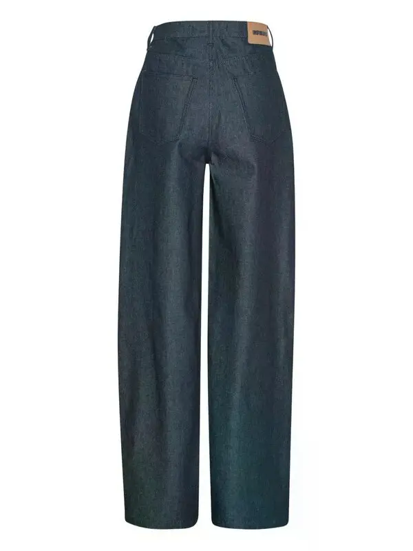 ROTATE BY BIRGER CHRISTENSEN Five-pocket Wide-leg Jeans