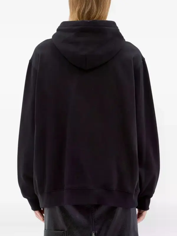 MSGM Rose-print Hoodie