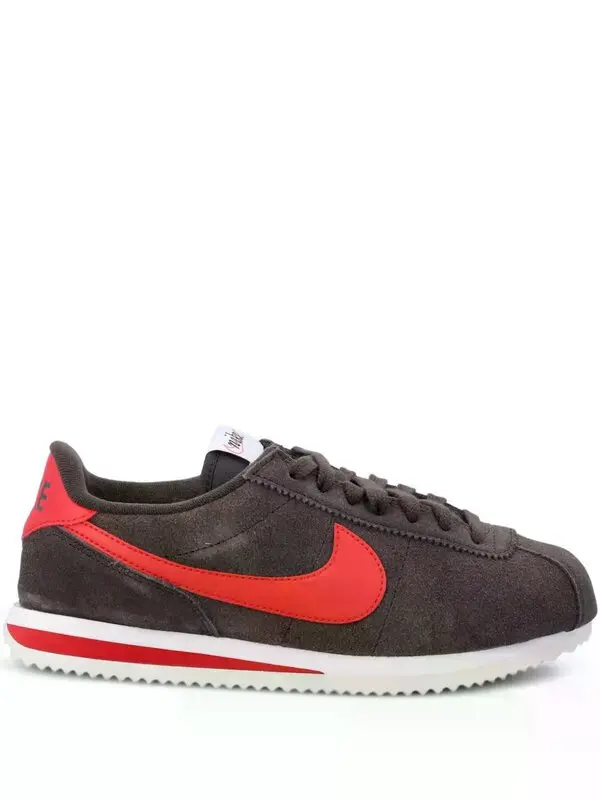 Nike Swoosh Detail Trainers - Brown