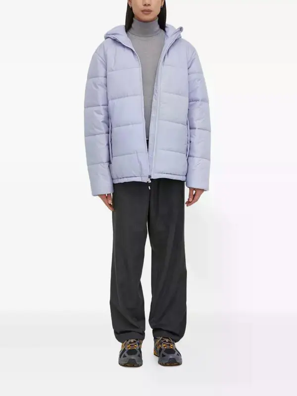 VANS Old Skool Hooded Quilted Jacket - Purple