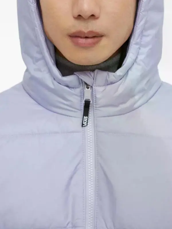 VANS Old Skool Hooded Quilted Jacket - Purple