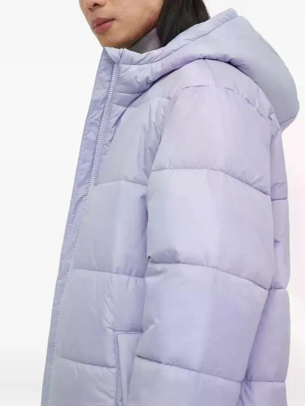 VANS Old Skool Hooded Quilted Jacket - Purple