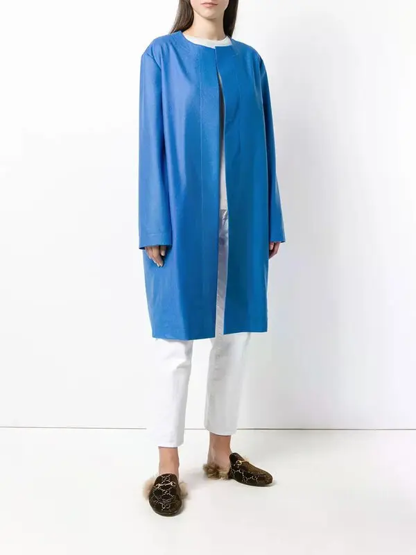 LISKA Single-breasted Wool Coat