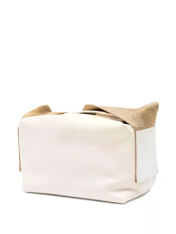 UMA WANG Small Leather Shoulder Bag - Neutrals