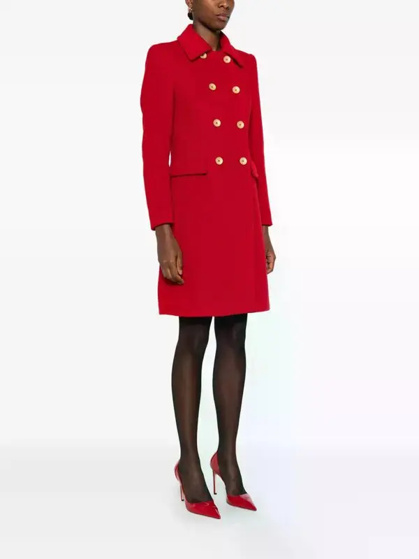Tagliatore Hennie Double-breasted Coat - Red