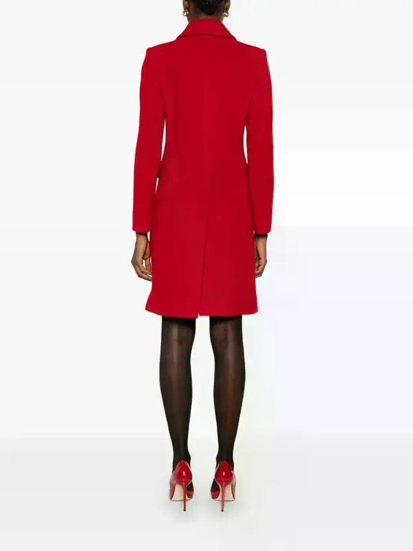 Tagliatore Hennie Double-breasted Coat - Red