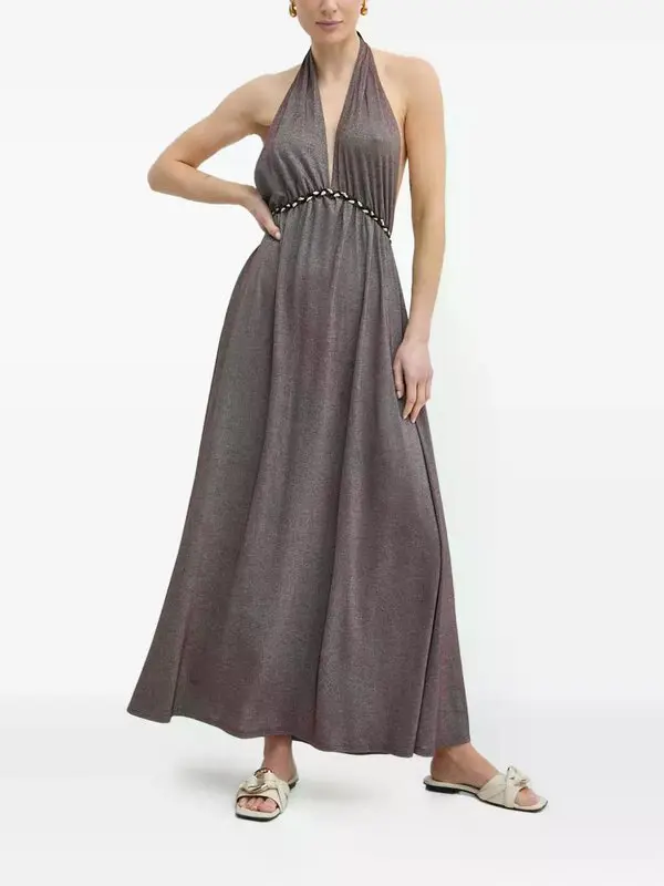 TWINSET Halterneck Maxi Dress