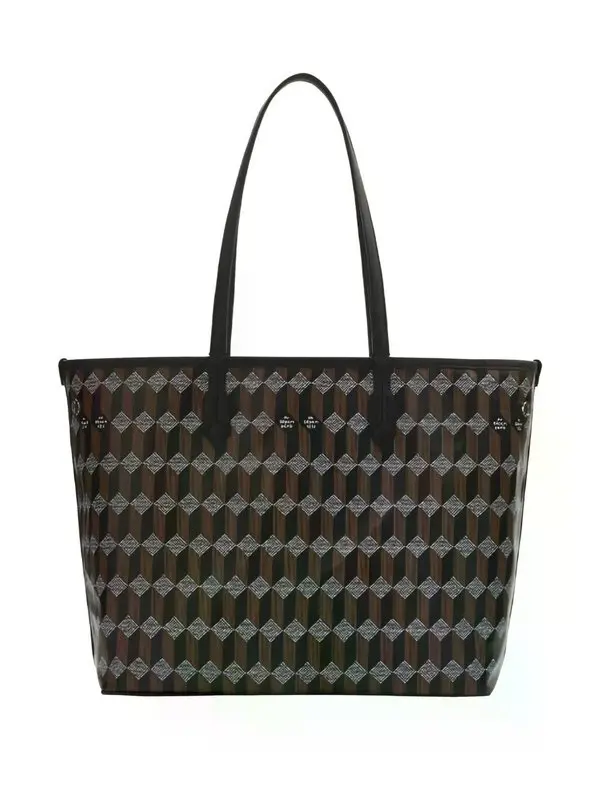 AU DEPART Geometric Pattern Tote Bag