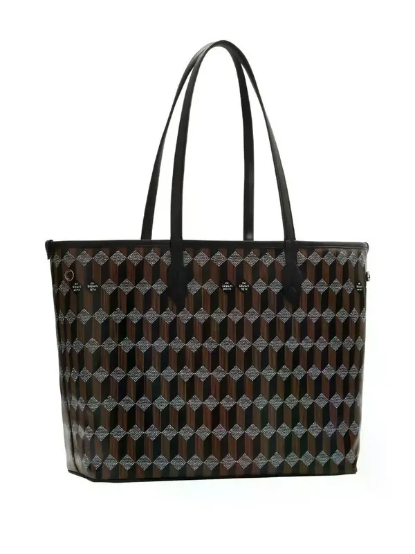 AU DEPART Geometric Pattern Tote Bag