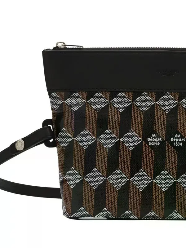AU DEPART Geometric Pattern Tote Bag
